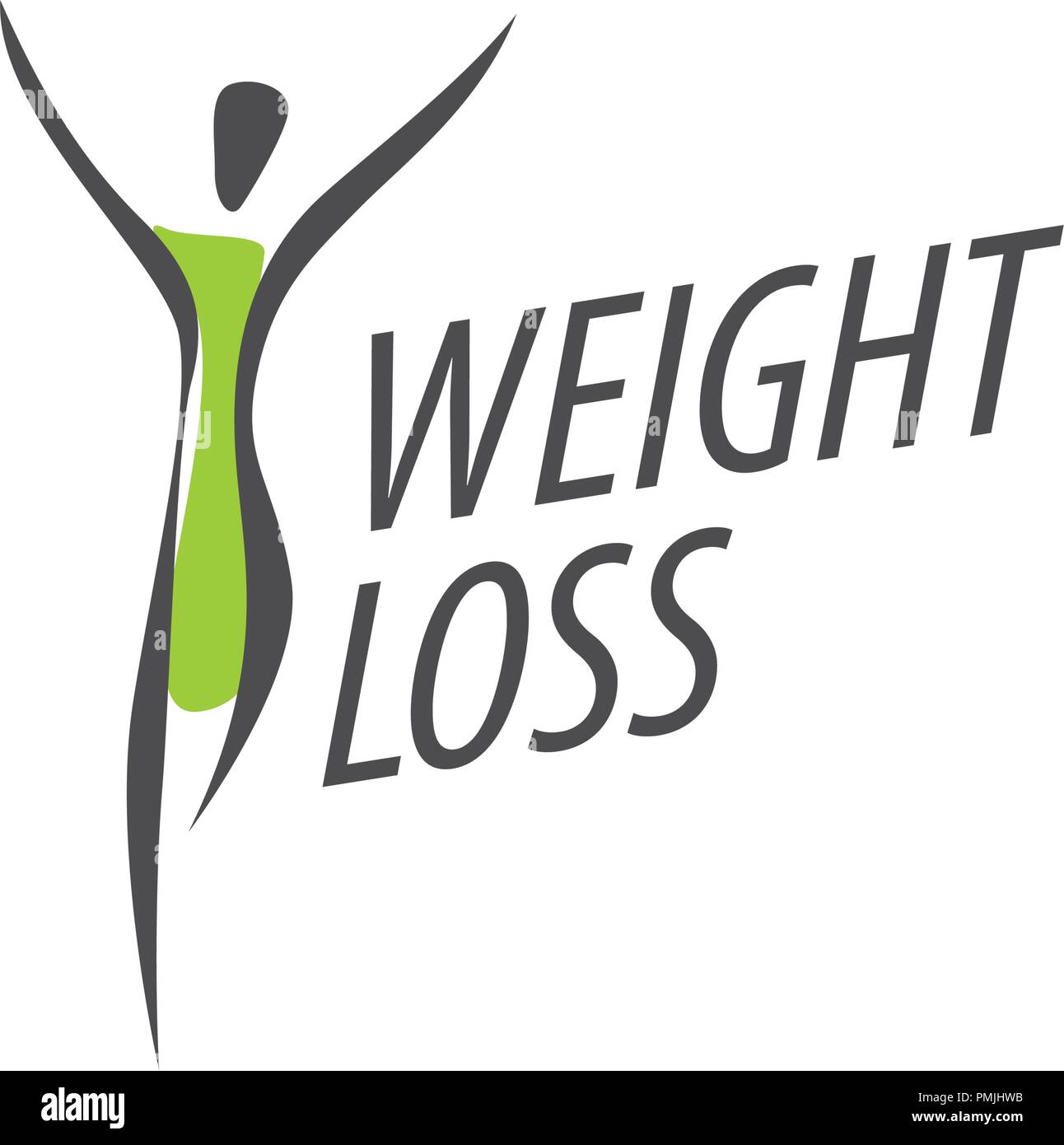 weight loss logo Stock Vector Image & Art - Alamy