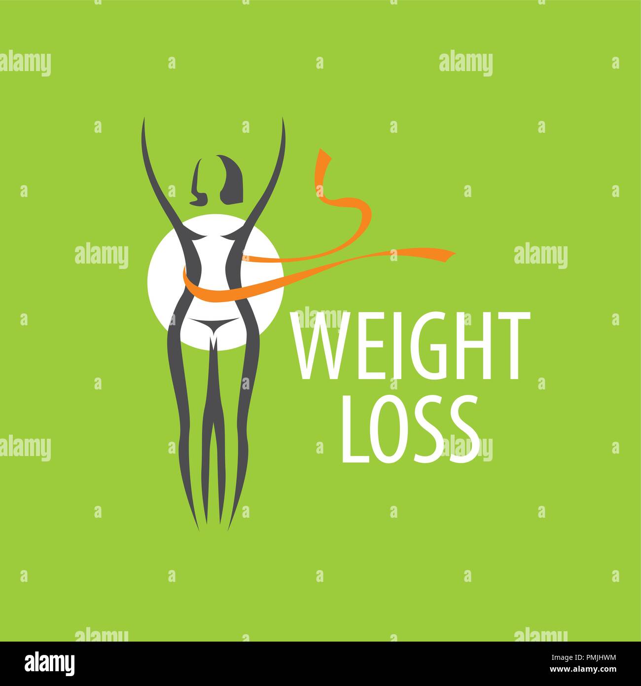 weight loss logo Stock Vector Image & Art - Alamy
