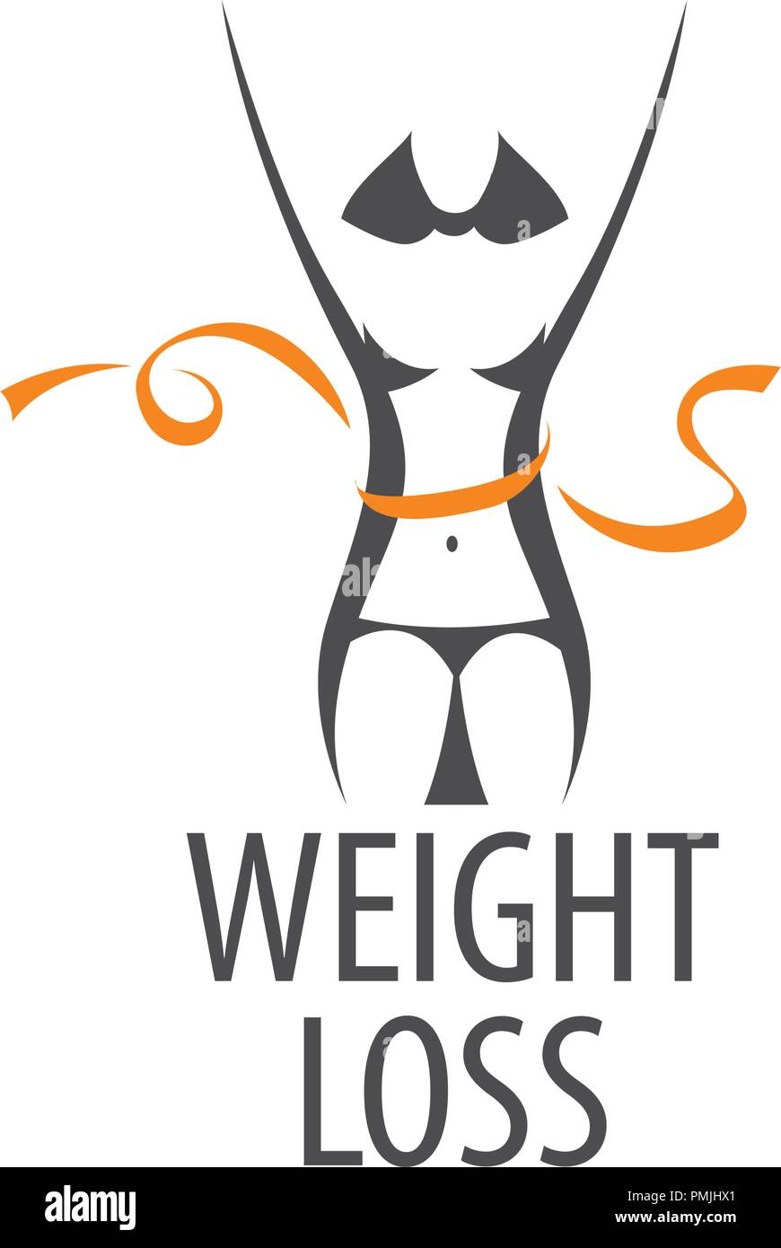 weight loss logo Stock Vector Image & Art - Alamy