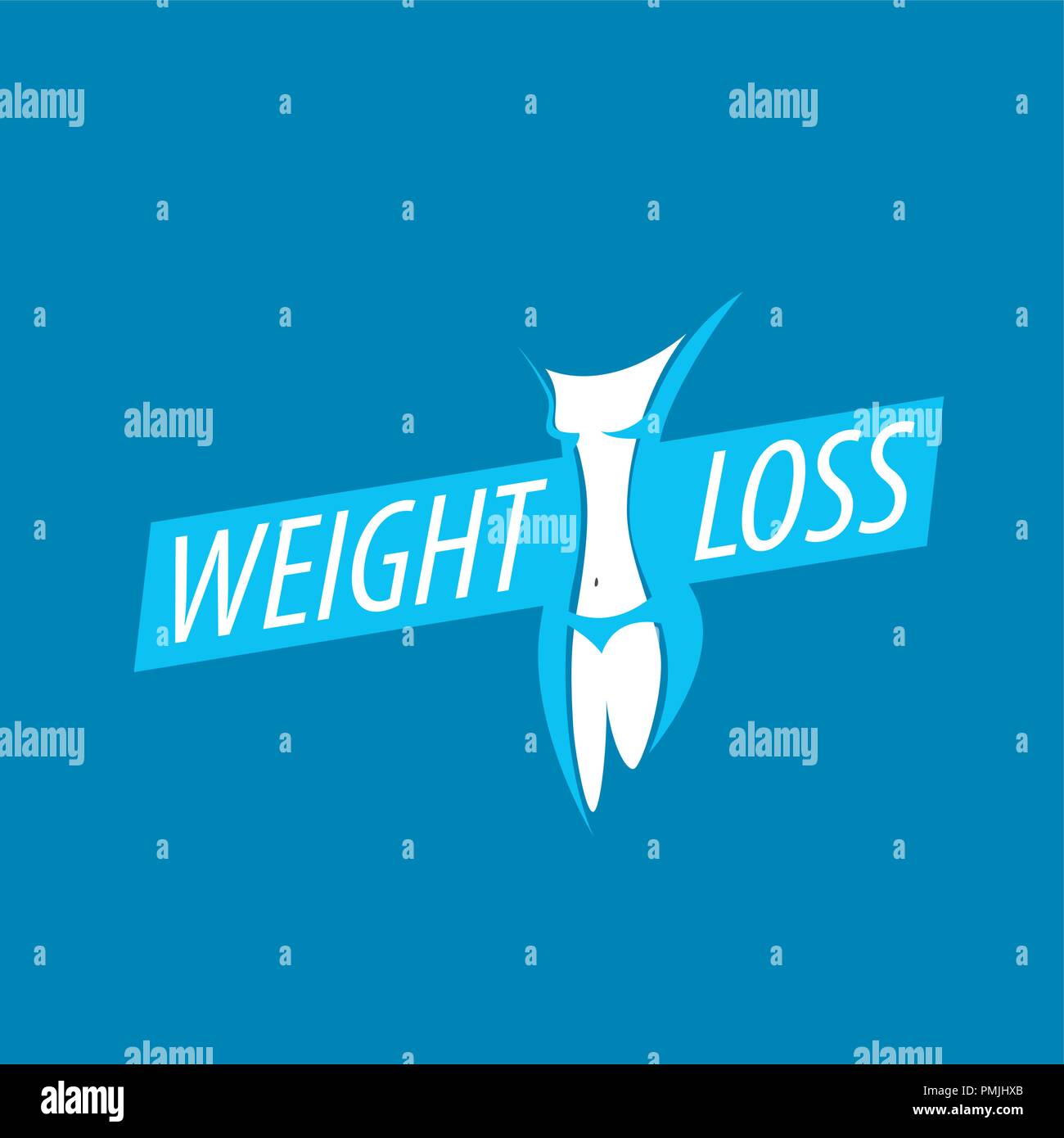 weight loss logo Stock Vector Image & Art - Alamy