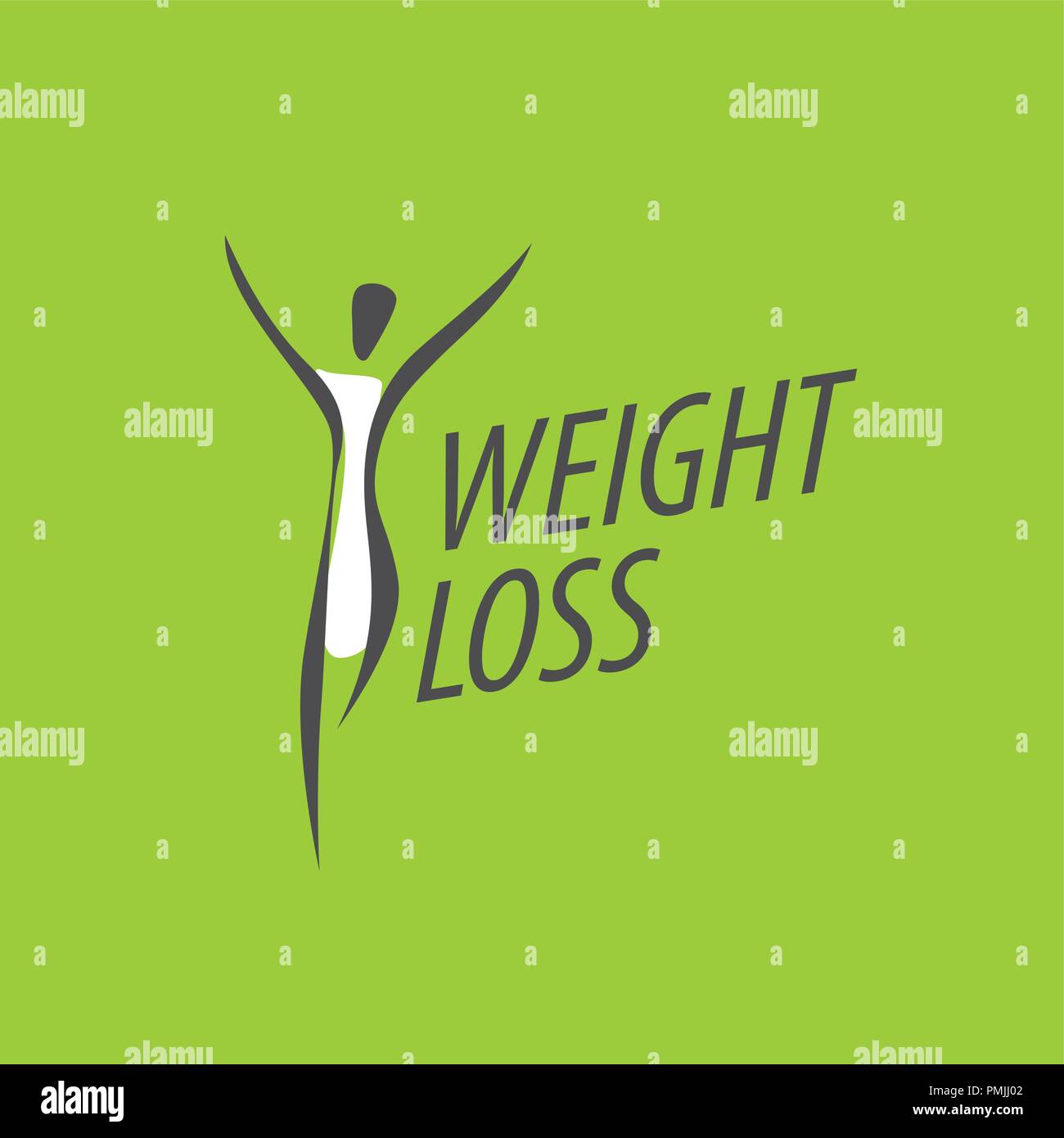weight loss logo Stock Vector Image & Art - Alamy