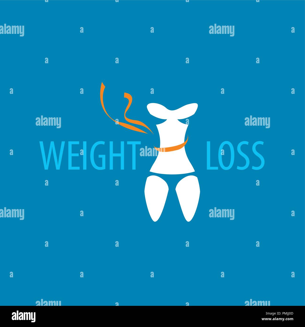 weight loss logo Stock Vector Image & Art - Alamy