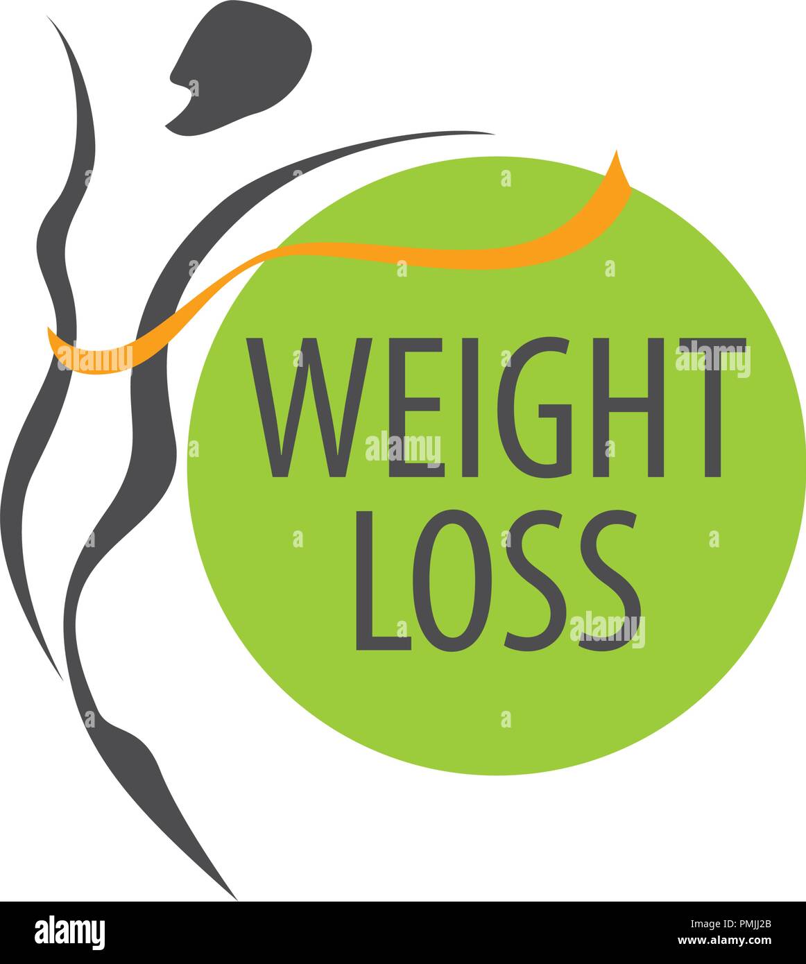 weight loss logo Stock Vector Image & Art - Alamy