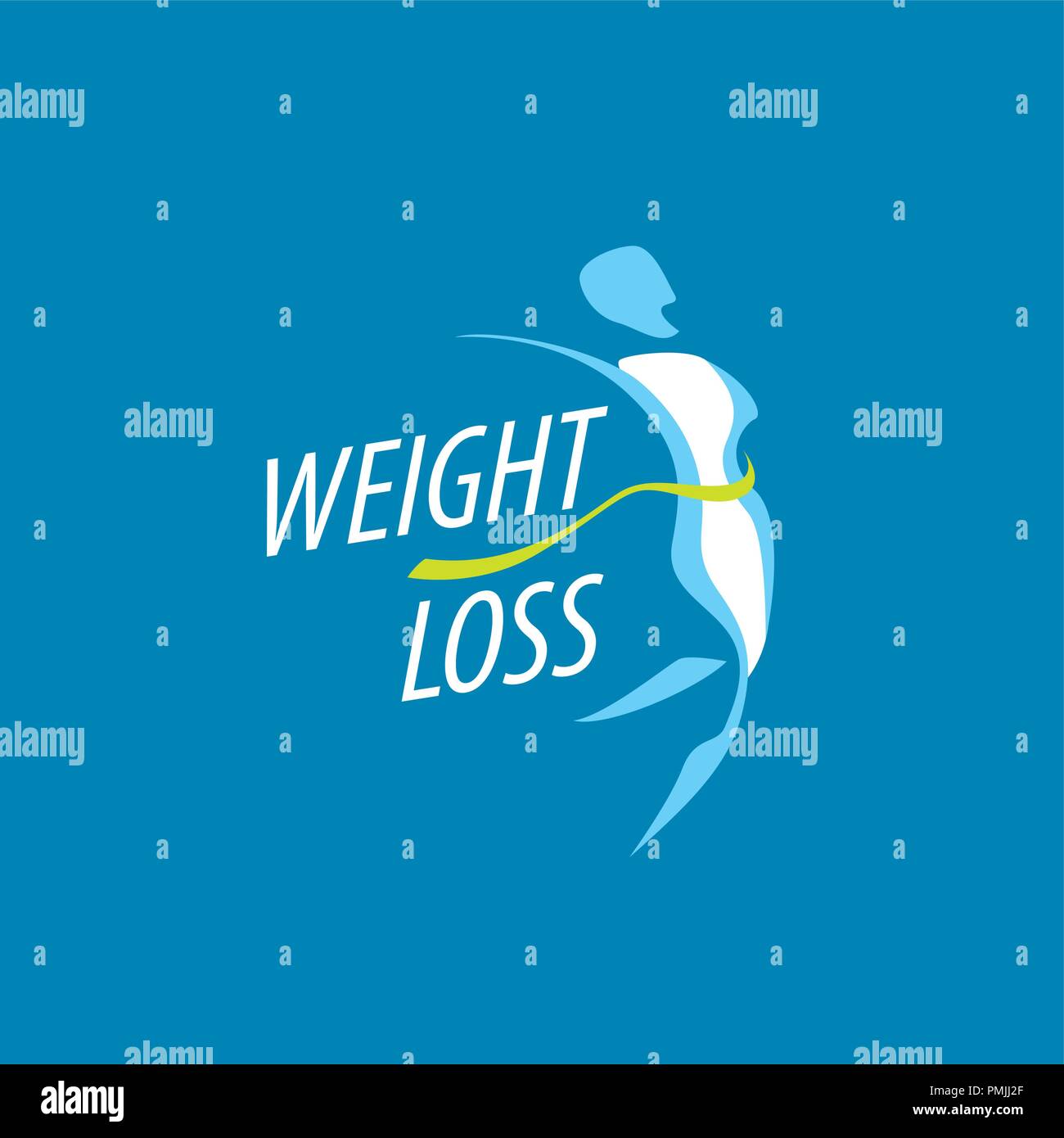 weight loss logo Stock Vector Image & Art - Alamy