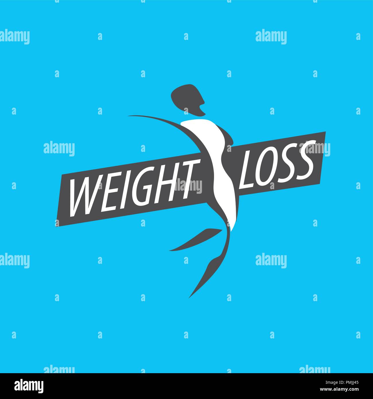 weight loss logo Stock Vector Image & Art - Alamy