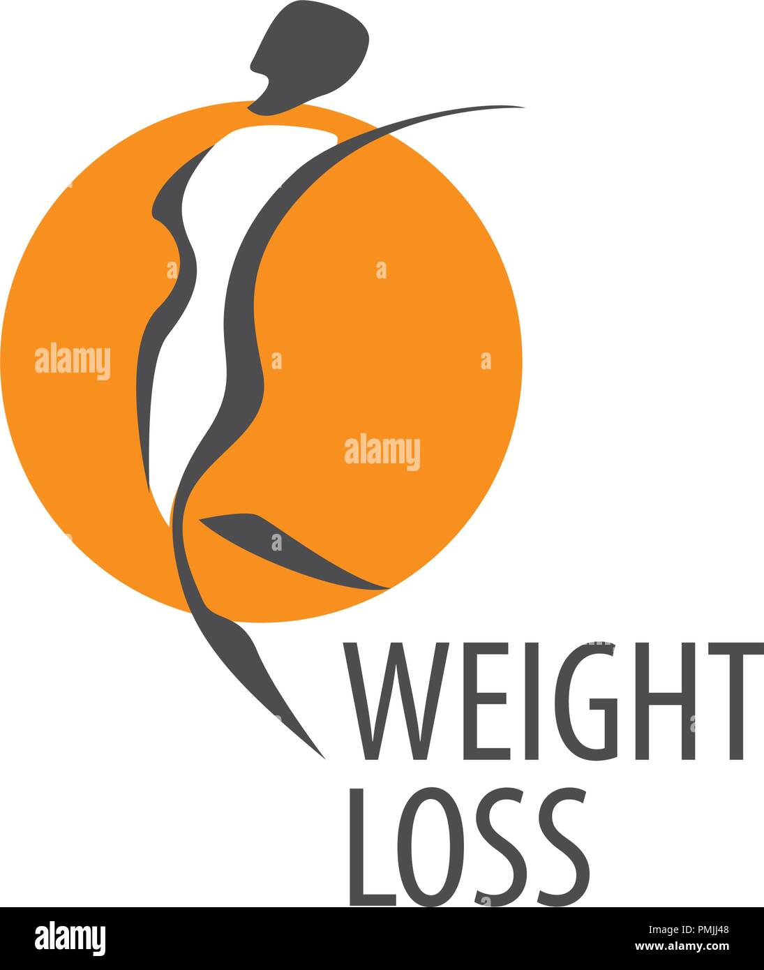 weight loss logo Stock Vector Image & Art - Alamy