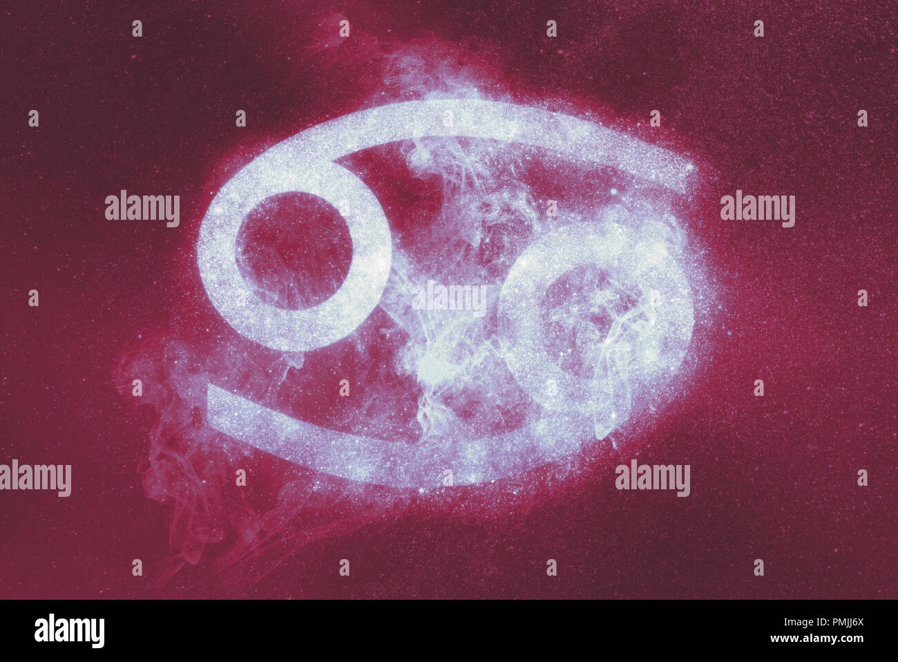 Abstract Cancer Zodiac Sign