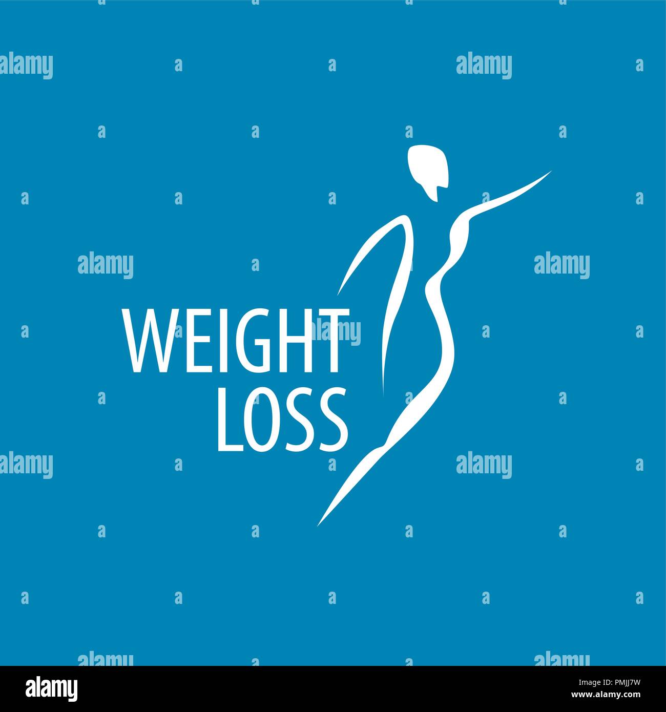 weight loss logo Stock Vector Image & Art - Alamy