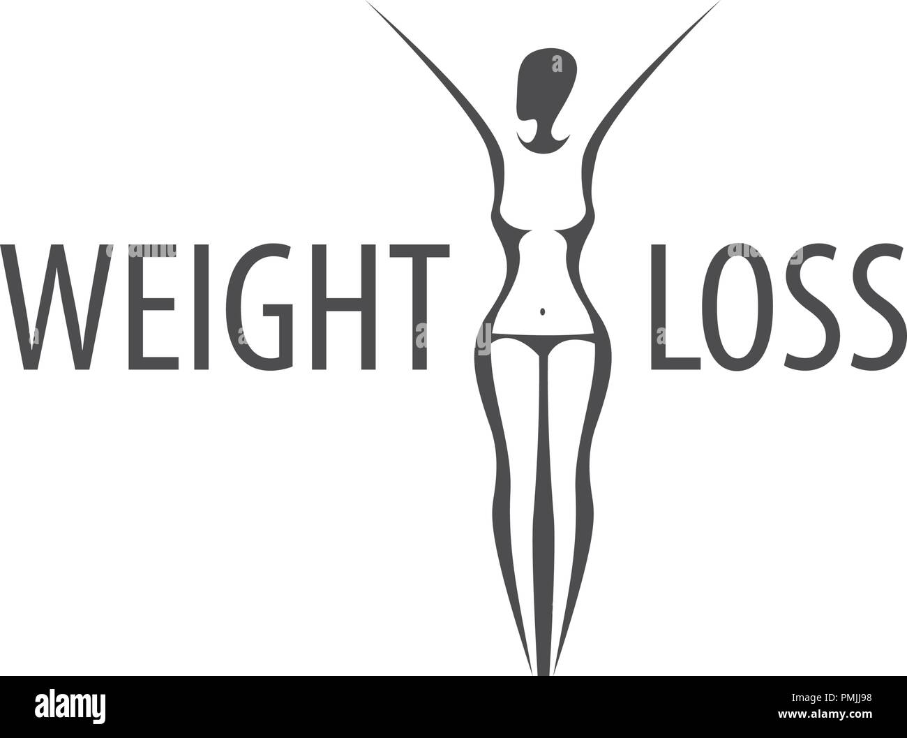 weight loss logo Stock Vector Image & Art - Alamy