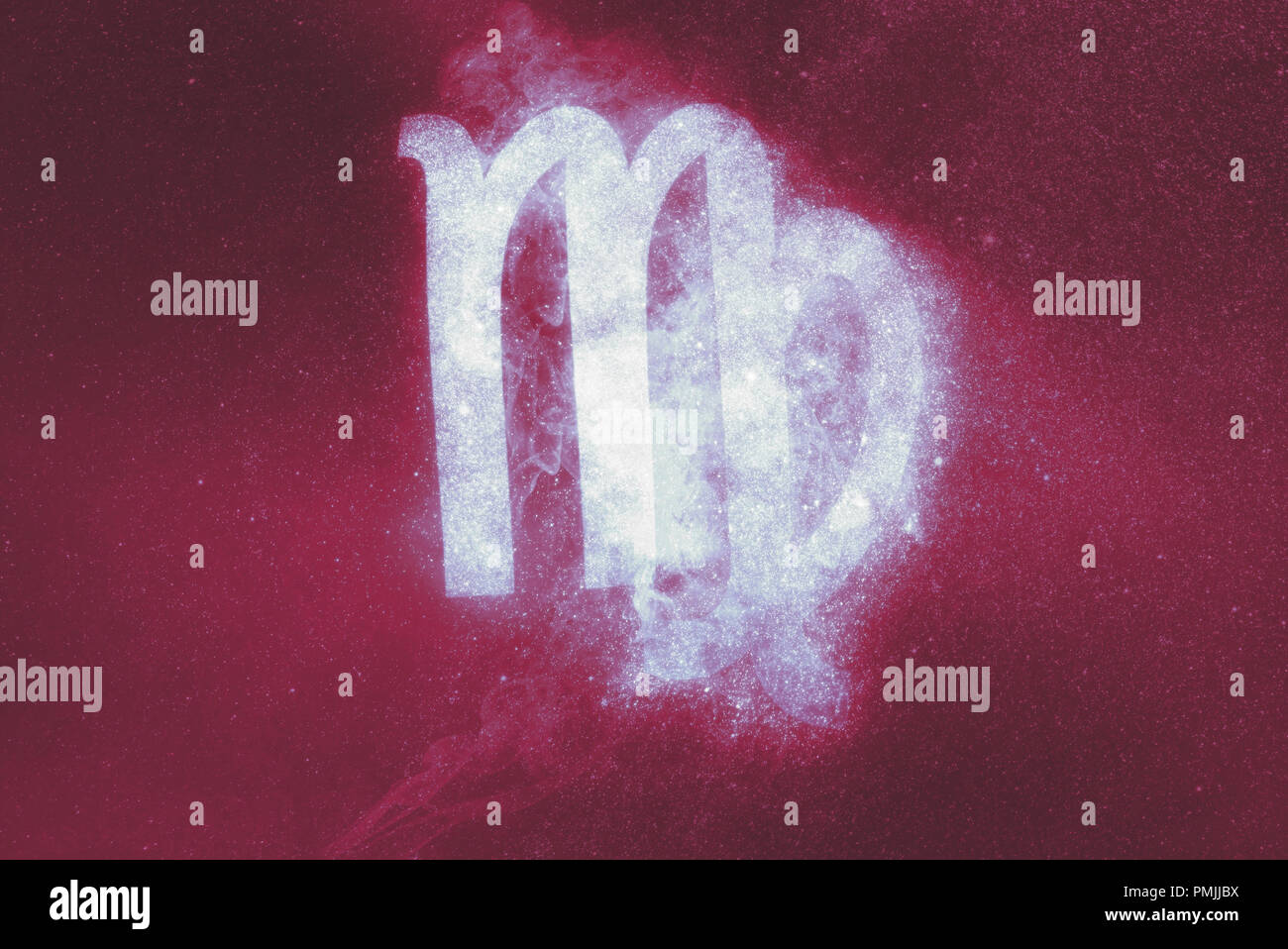 Virgo Zodiac Sign. Abstract background Stock Photo - Alamy