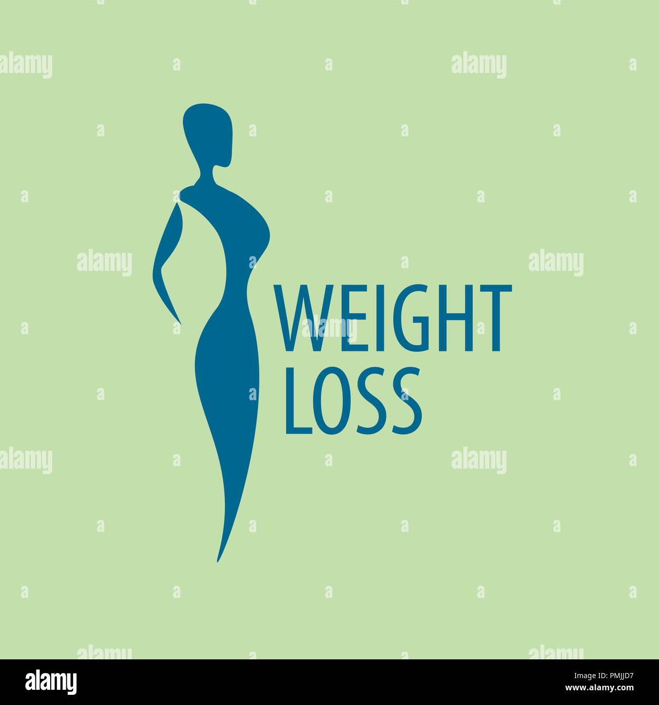 weight loss logo Stock Vector Image & Art - Alamy