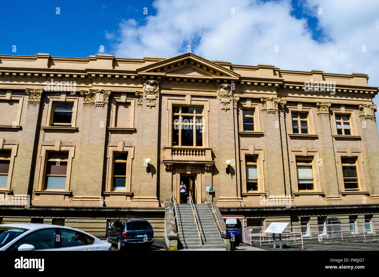 The Clatsop County Courthouse in Astoria Oregon USA Stock Photo - Alamy