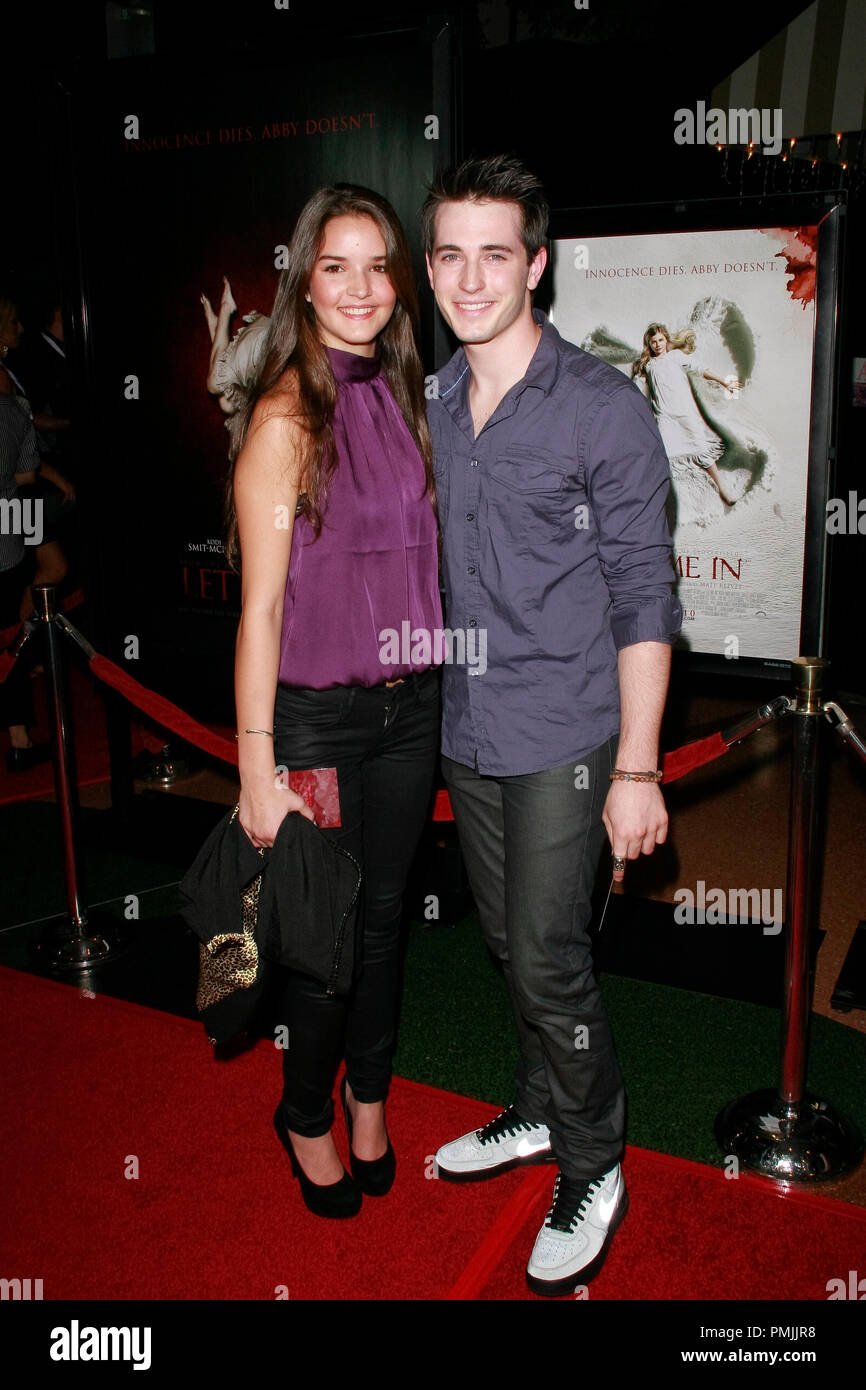 Chelsea Ricketts and Travis Caldwell at the Premiere of Screen Gems ...