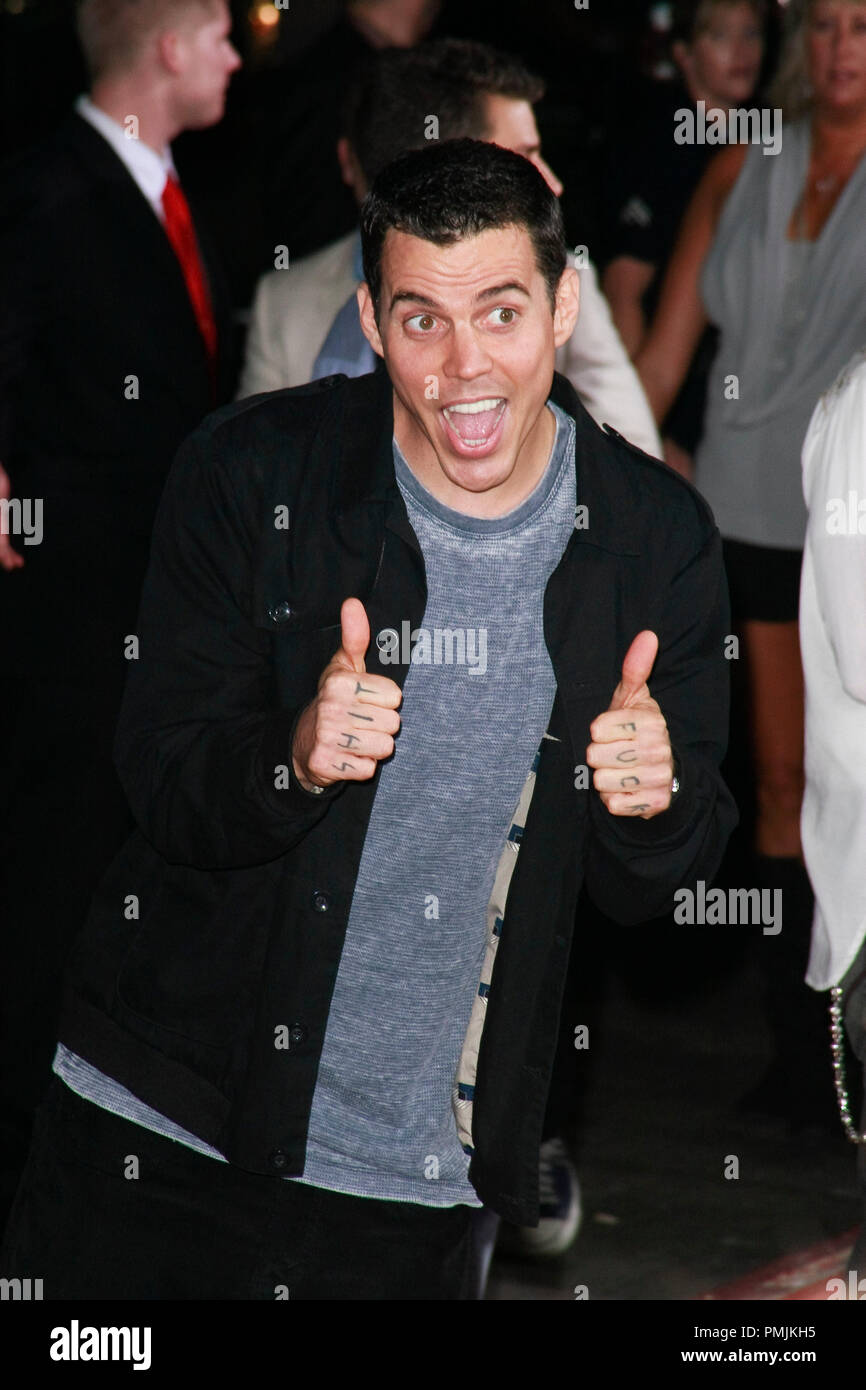 Steve O at the Premiere of Paramount Picture's "Jackass 3D". Arrivals ...