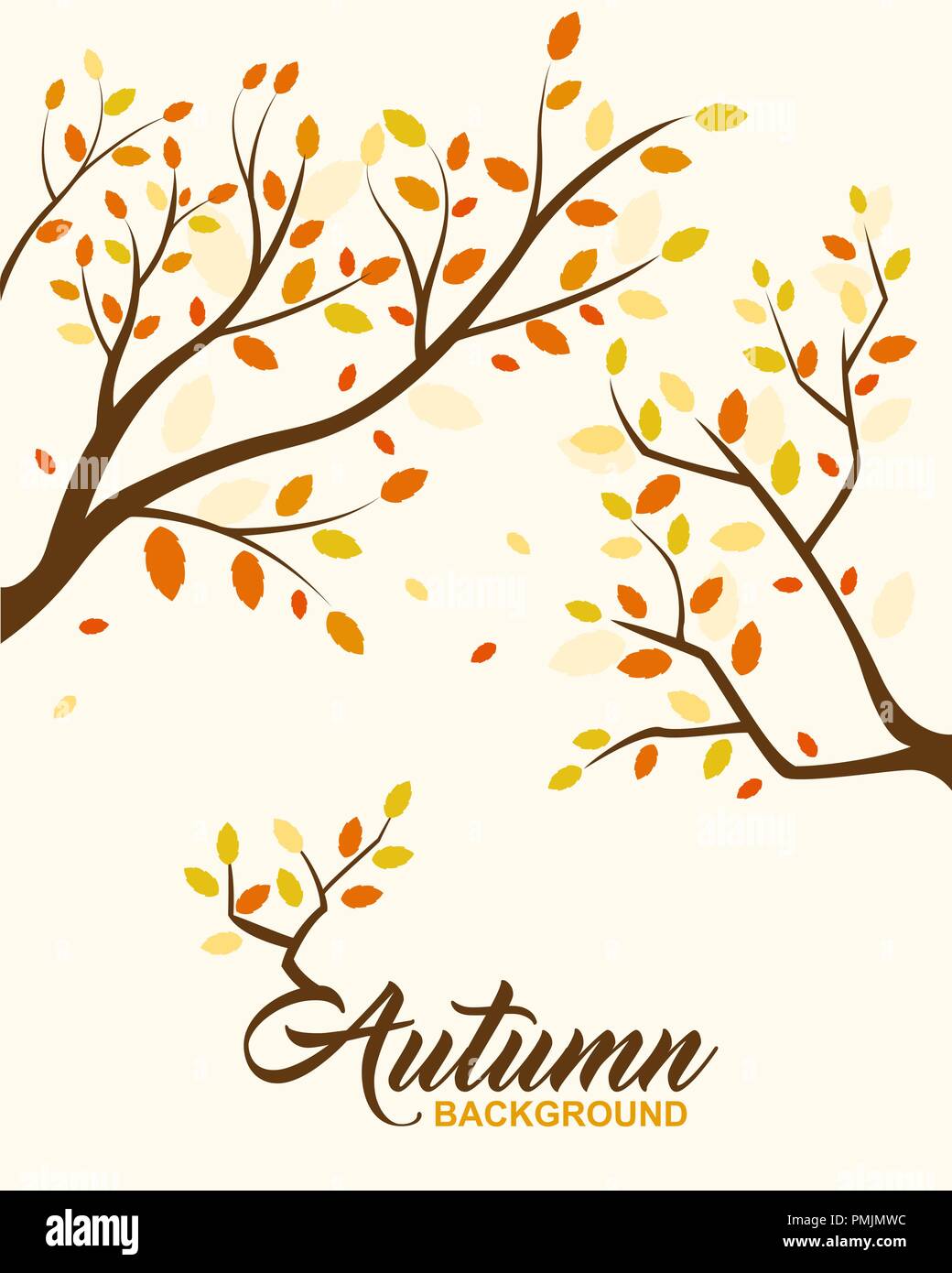Autumn background design element Stock Vector Image & Art - Alamy
