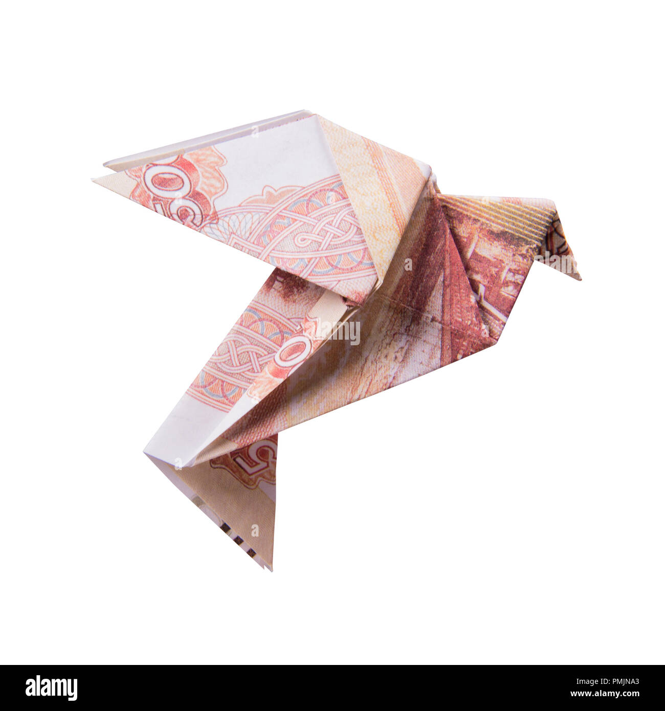 Origami Bird from banknotes Stock Photo - Alamy