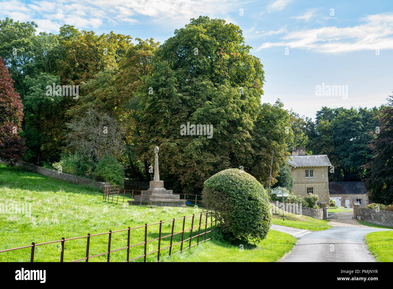Cotswold village of Bagendon, Cotswolds, Gloucestershire, England Stock ...