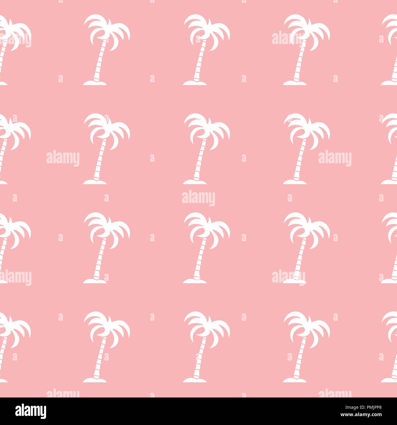 Seamless pattern with palm trees. Design for postcard, invitation ...