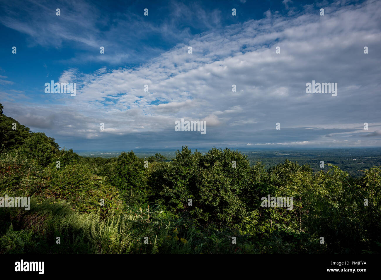 View form the Shawangunk Ridge neatr the Traps Overlook, Ulster County ...