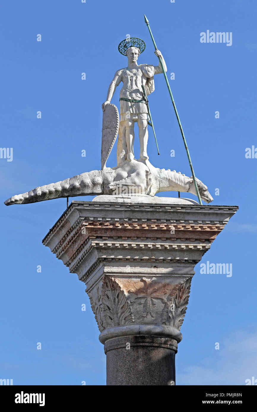 Saint theodore statue hi-res stock photography and images - Alamy