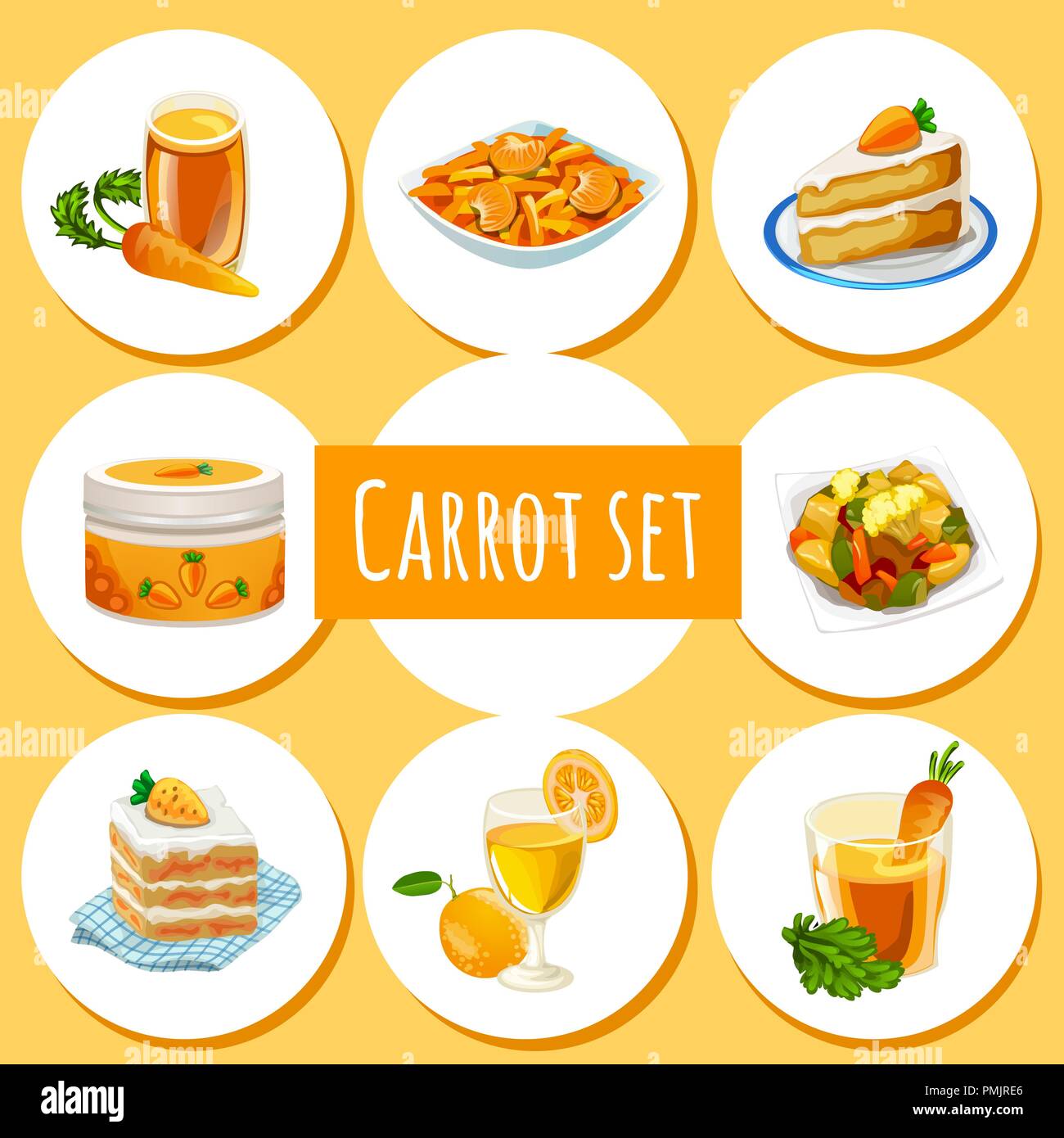 Cartoon foods hi-res stock photography and images - Alamy