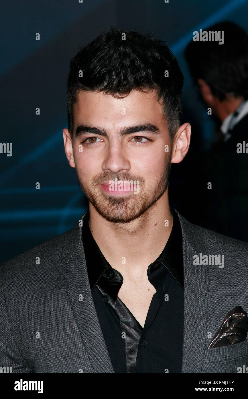 Joe Jonas at the premiere of Disney's "Tron: Legacy". Arrivals held at ...