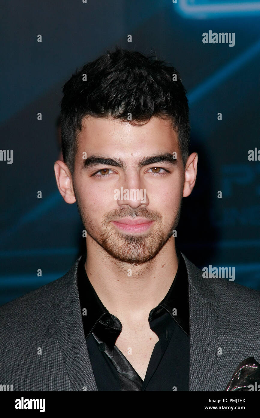 Joe Jonas at the premiere of Disney's "Tron: Legacy". Arrivals held at ...