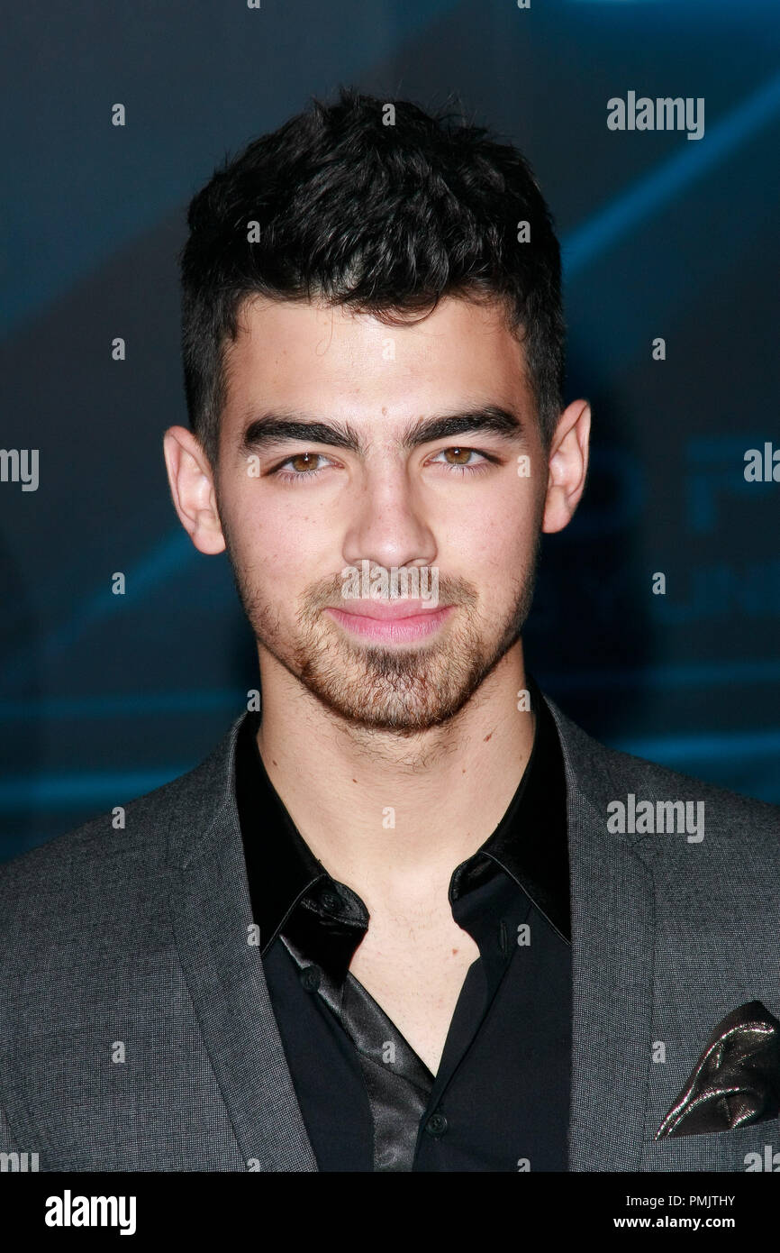Joe Jonas at the premiere of Disney's "Tron: Legacy". Arrivals held at ...