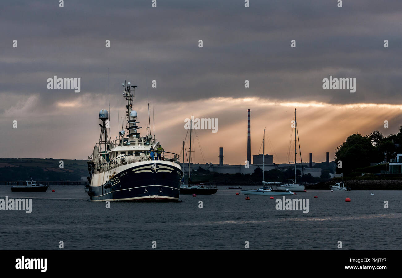 Crosshaven, Cork, Ireland. 14th July, 2017. Trawler Buddy M arrives ...