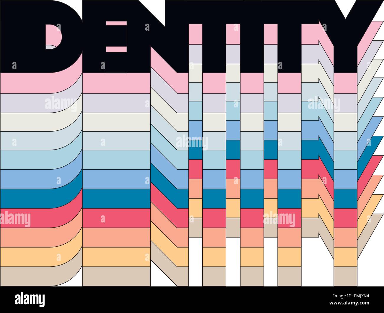 slogan IDENTITY phrase graphic vector Print Fashion lettering ...