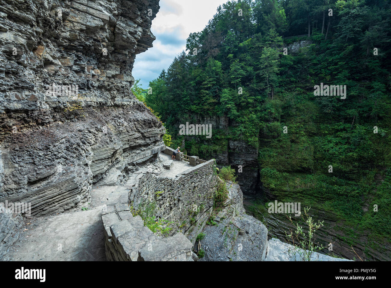 Robert H. Treman State Park: Gorge Trail Stock Photo - Alamy