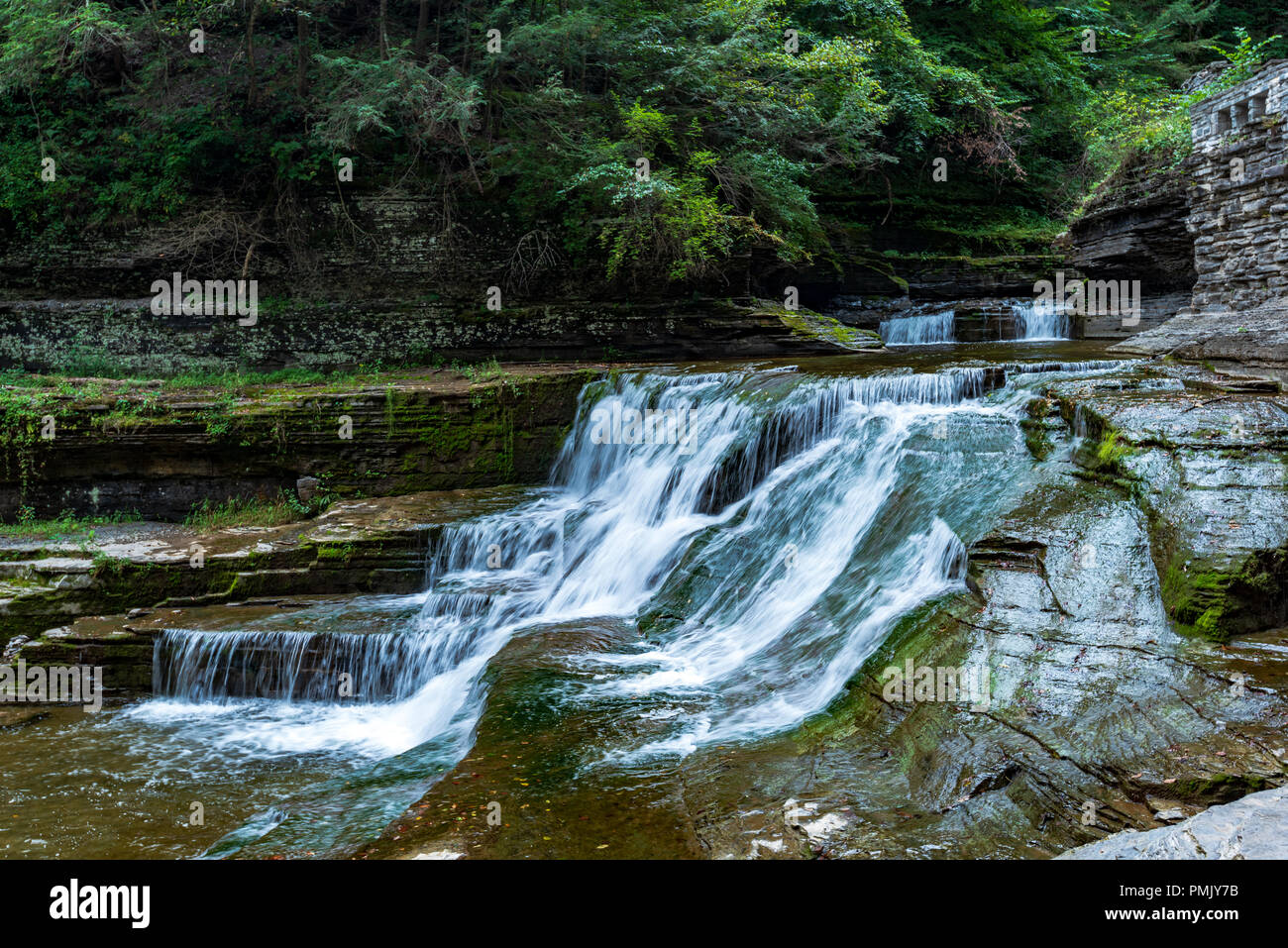 Robert H. Treman State Park: Gorge Trail Stock Photo - Alamy