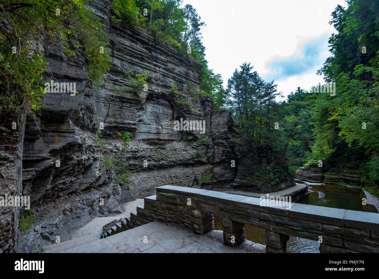 Robert H. Treman State Park: Gorge Trail Stock Photo - Alamy
