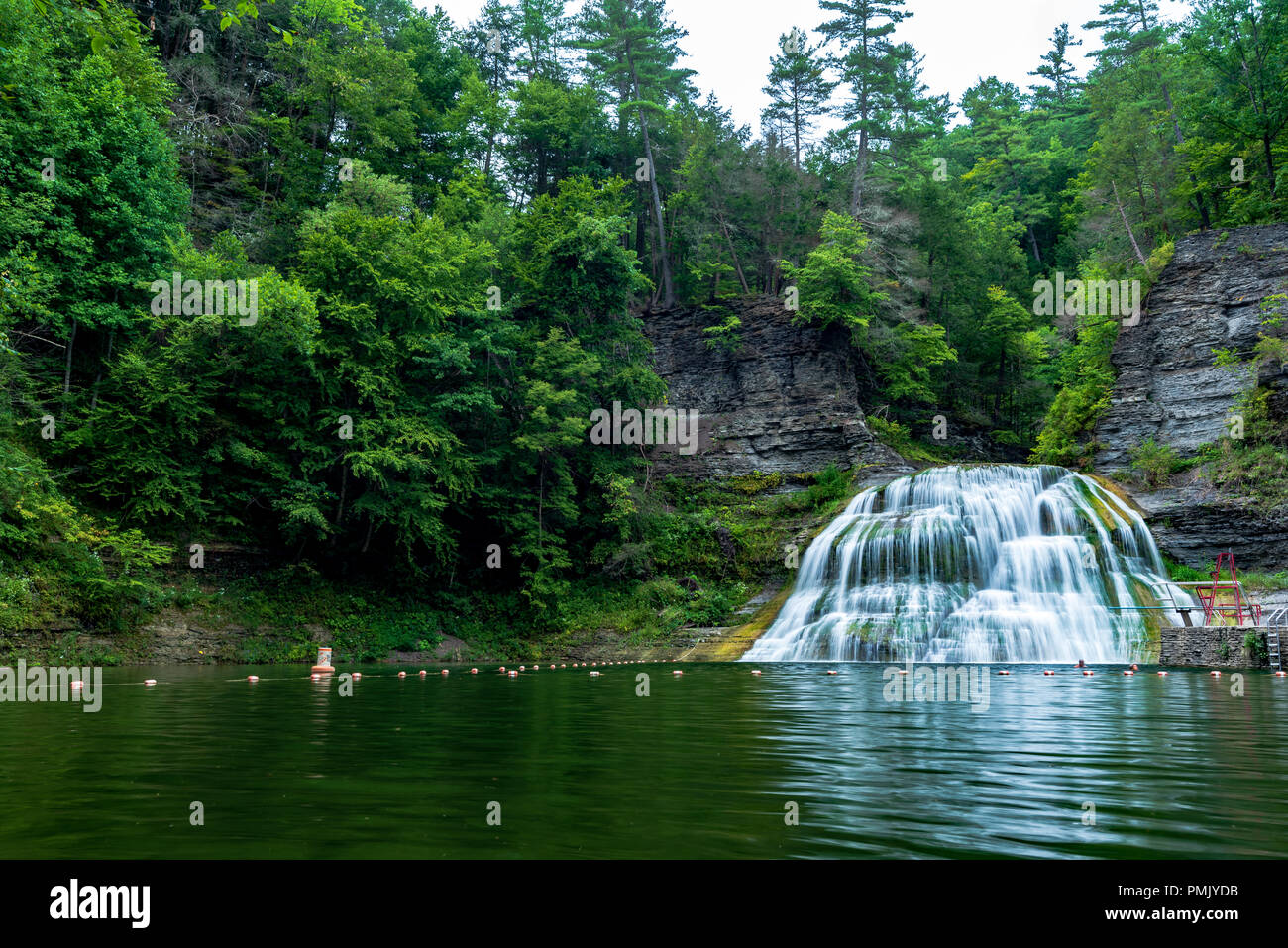 Robert H. Treman State Park: Lower Fals Stock Photo - Alamy