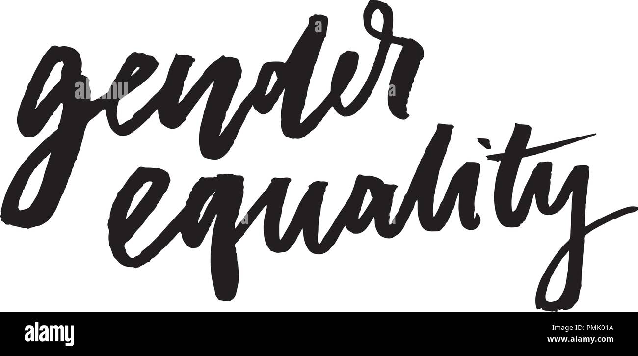 Slogan Gender Equality Phrase Graphic Vector Print Fashion Lettering