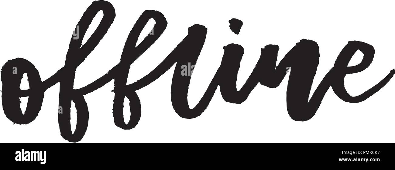 slogan offline phrase graphic vector Print Fashion lettering Stock ...