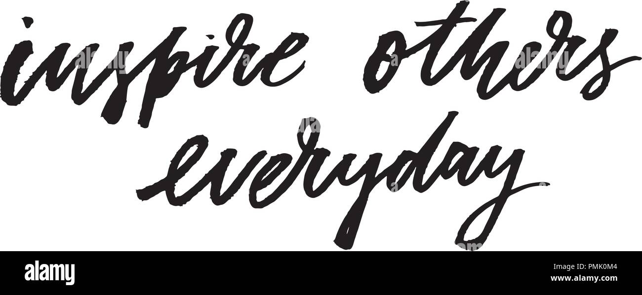 slogan inspire phrase graphic vector Print Fashion lettering Stock ...