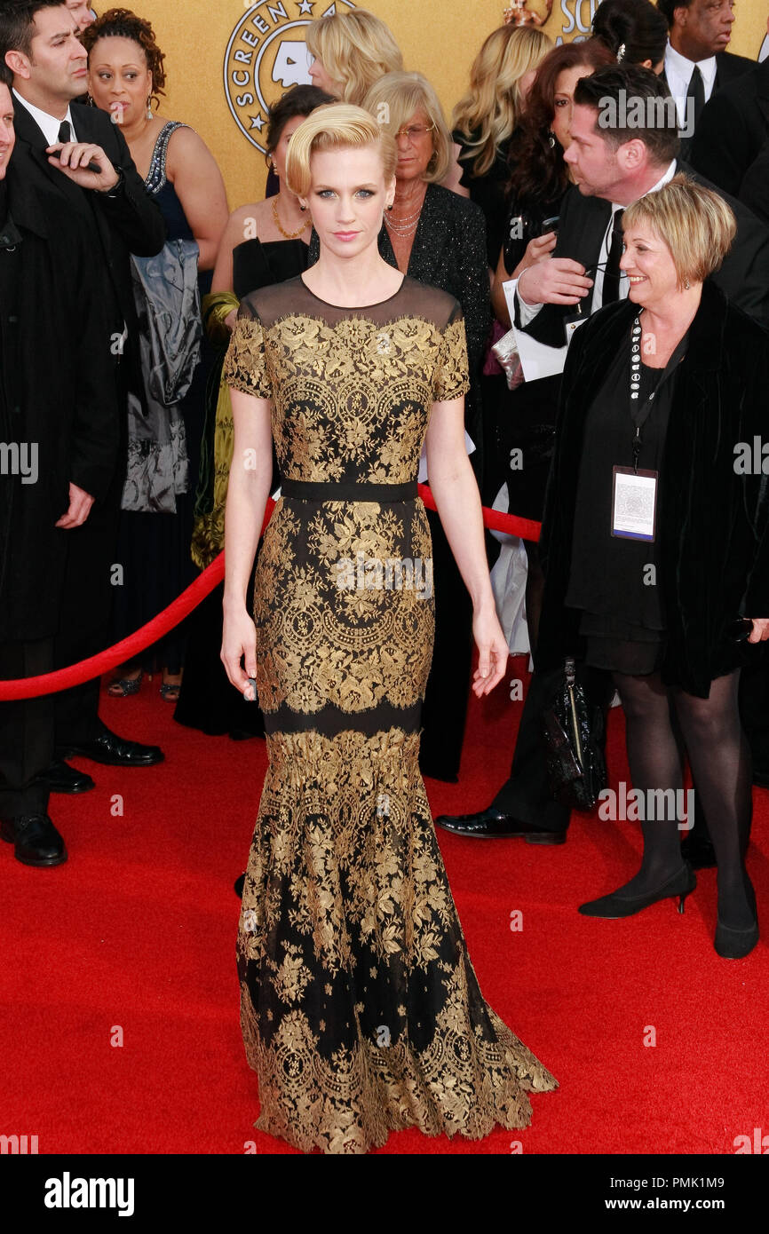 January Jones at the 17th Annual Screen Actors Guild Awards. Arrivals ...