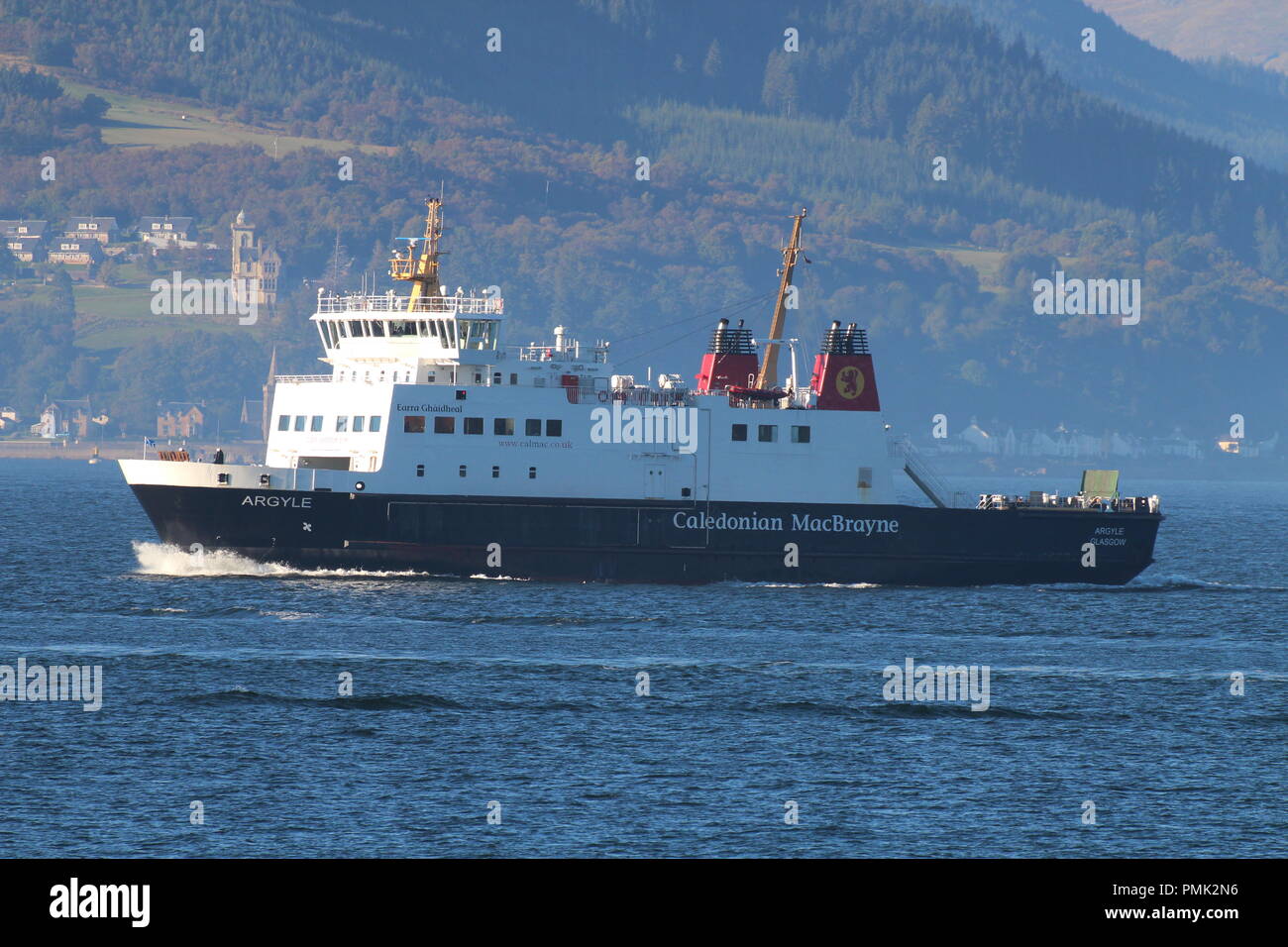 MV Argyle, a passenger ferry operated by Caledonian MacBrayne on the ...