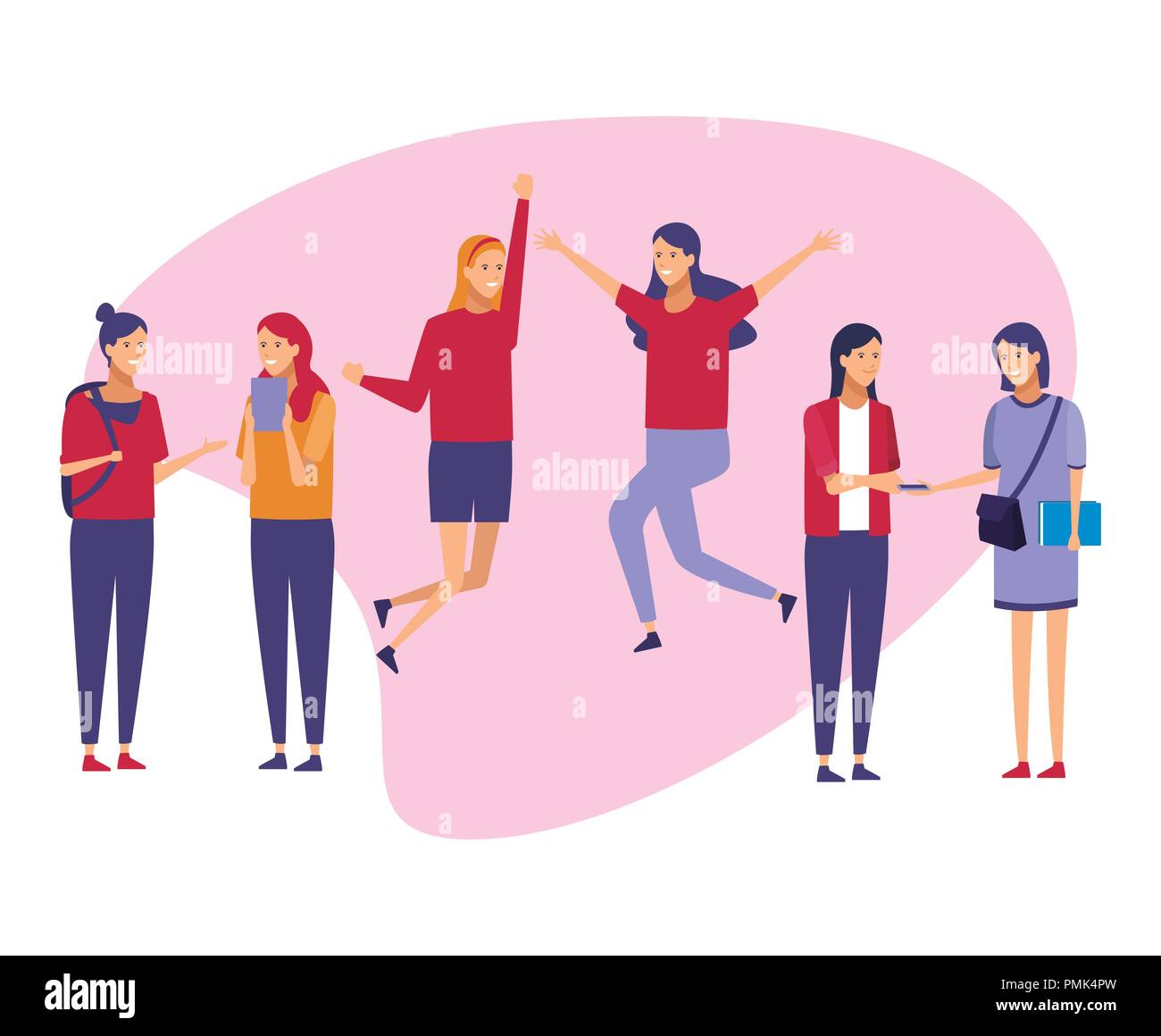 Young students cartoons Stock Vector Image & Art - Alamy