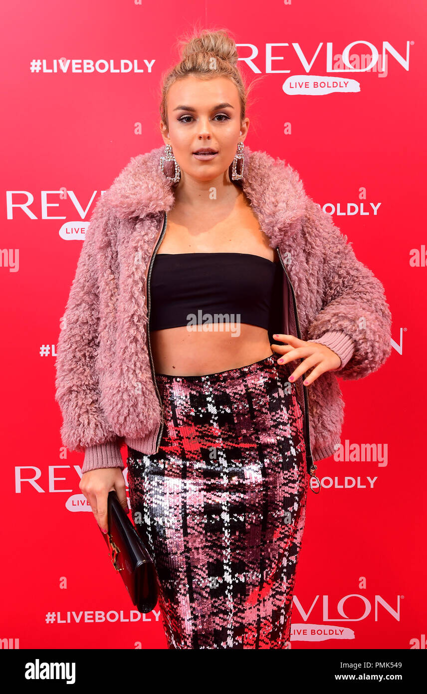 Tallia Storm arriving for the Revlon x Adwoa Aboah photocall held at ...