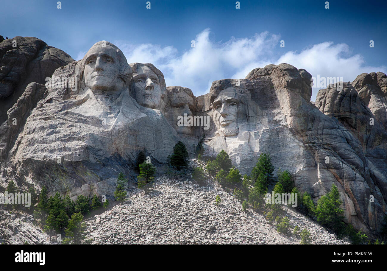 Mount Rushmore National monument in South Dakota Stock Photo - Alamy