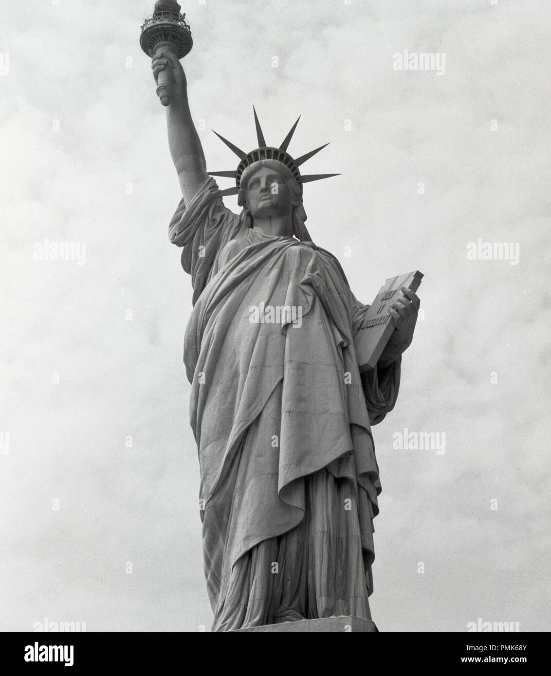 1950s, historical, The Statue of Liberty, New York, a neoclassical ...