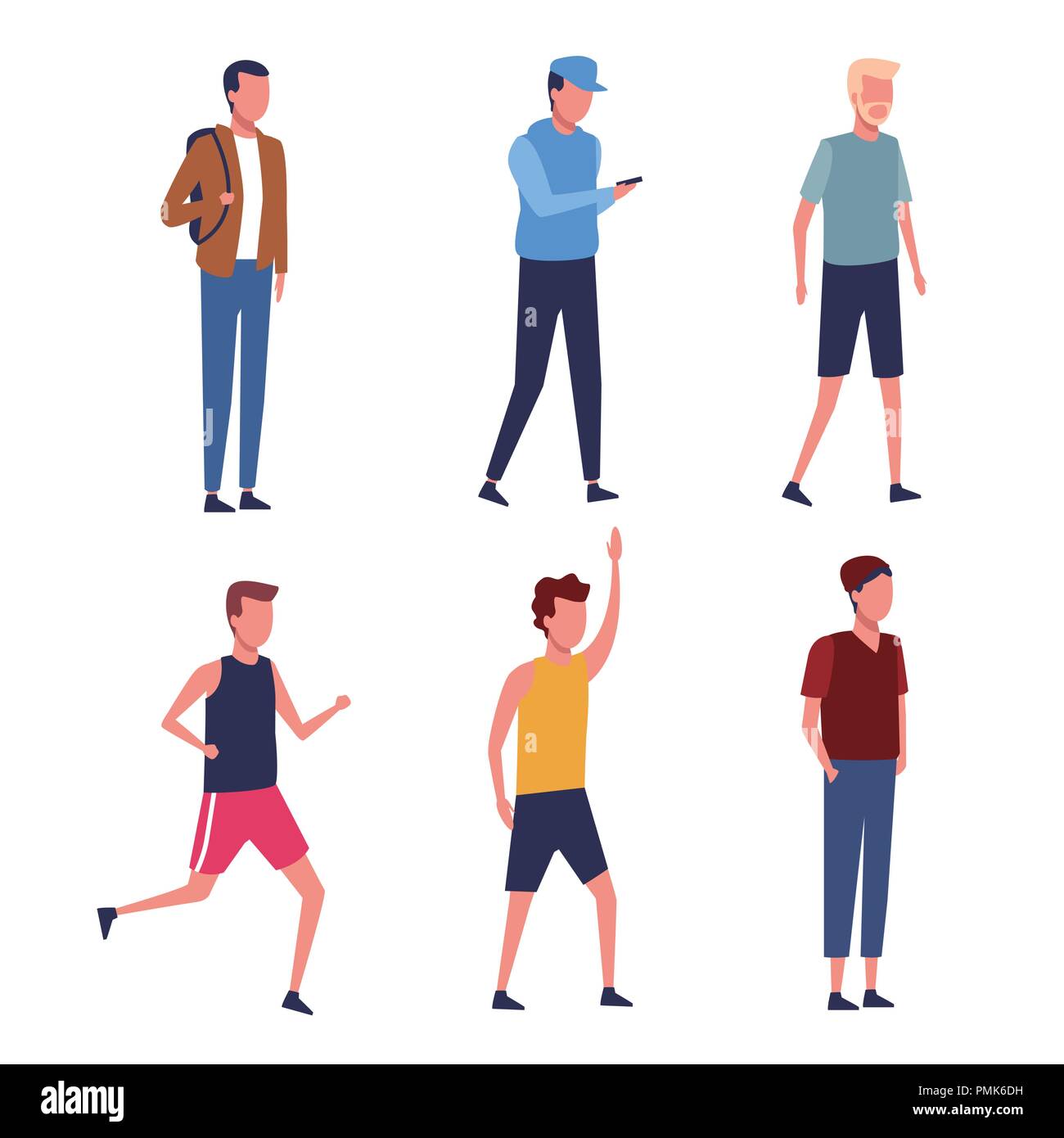 Set of mens avatar Stock Vector Image & Art - Alamy