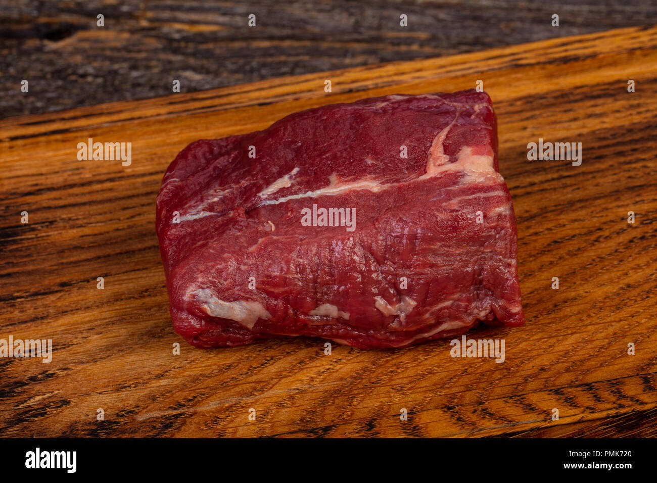 Raw beef steak Fillet Black Angus Stock Photo - Alamy