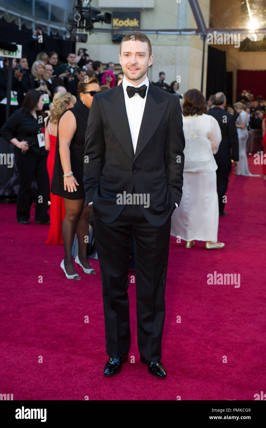 Justin Timberlake arrives for the 83rd Annual Academy Awards at the ...
