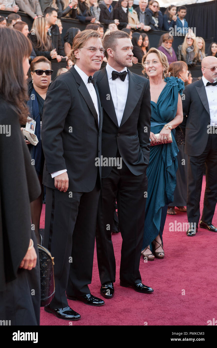 Aaron Sorkin (L), Oscar-nominee for Adapted Screenplay, and Justin ...