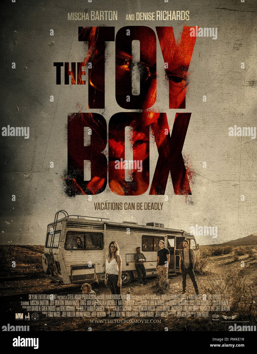 THE TOYBOX, US poster, Denise Richards (in window), from left outside ...