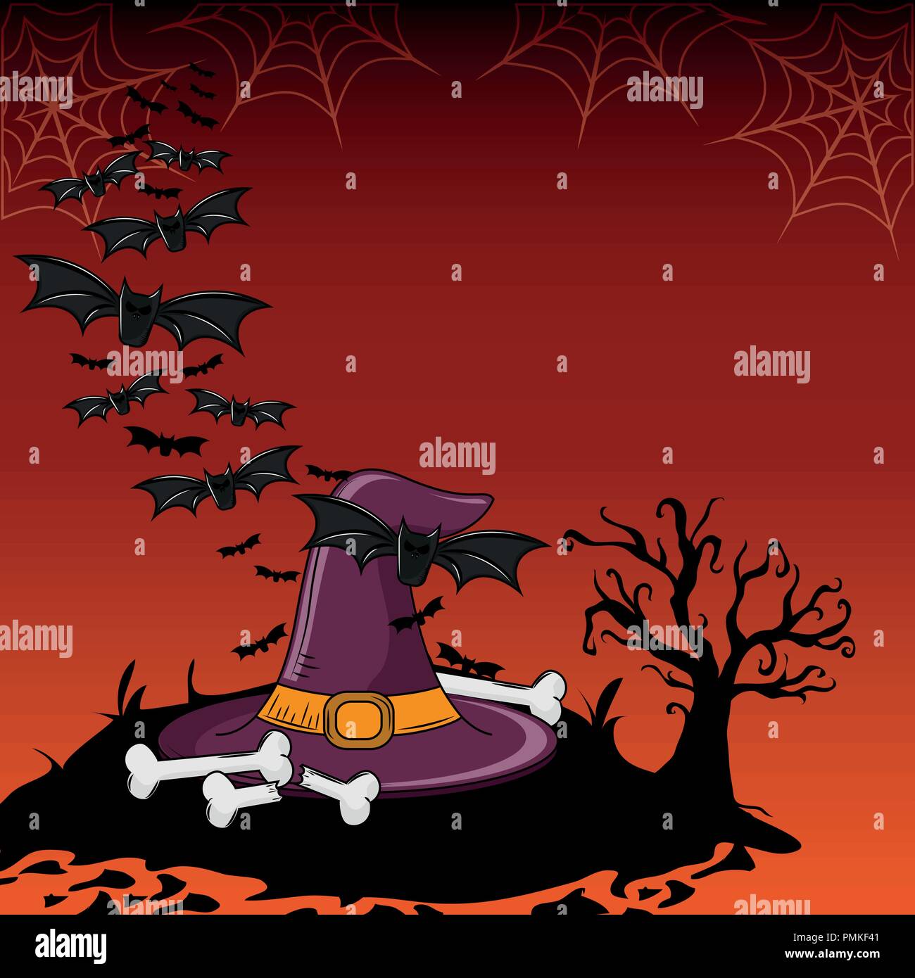 Halloween scary cartoons Stock Vector Image & Art - Alamy