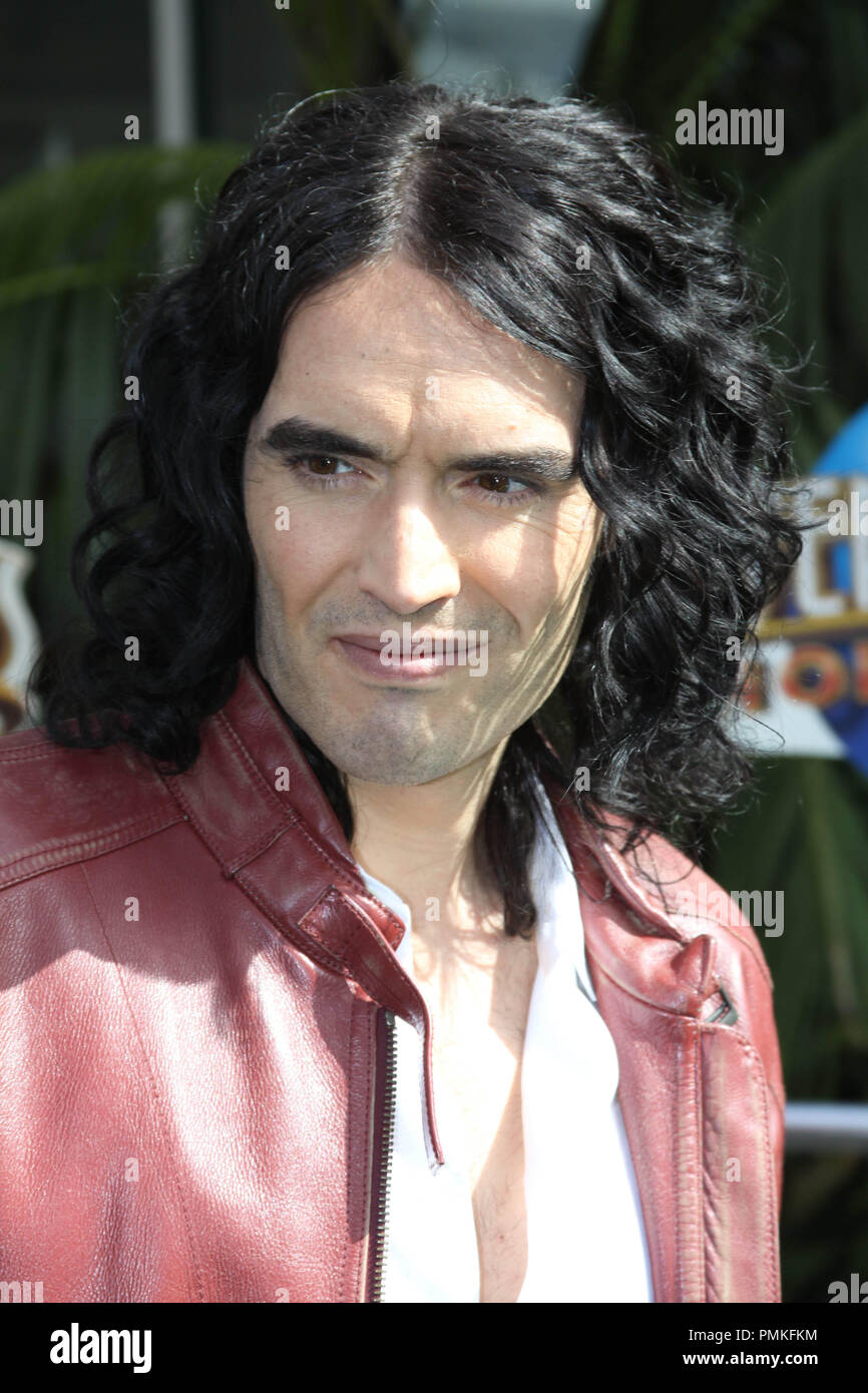 Russell Brand at the premiere of Universal Pictures' "HOP." Arrivals ...